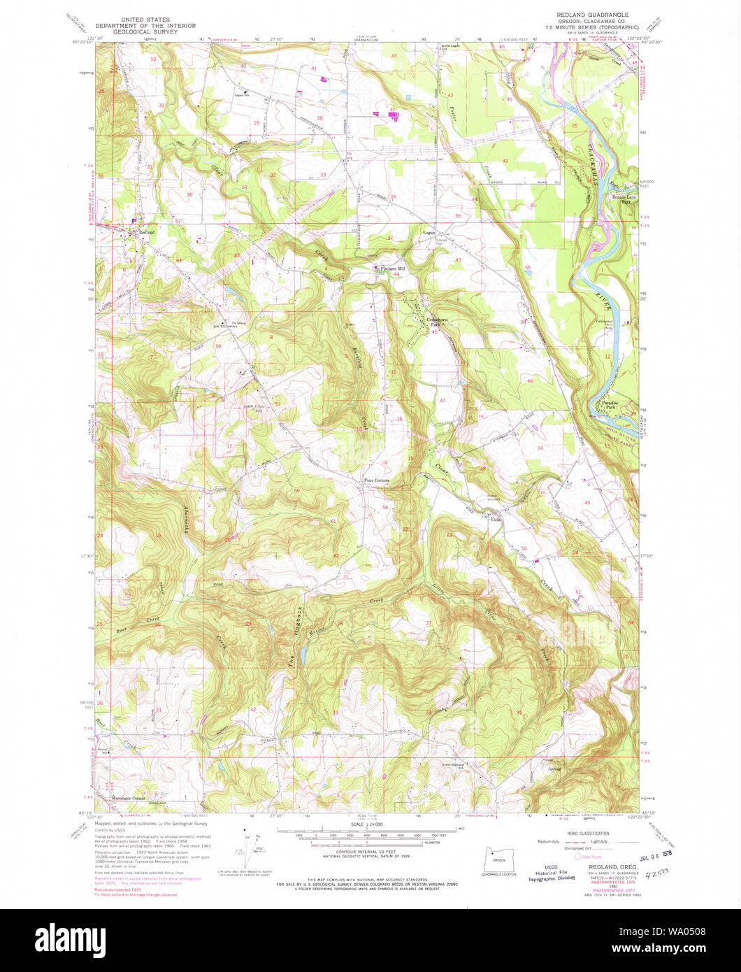 Redland map hi-res stock photography and images - Alamy