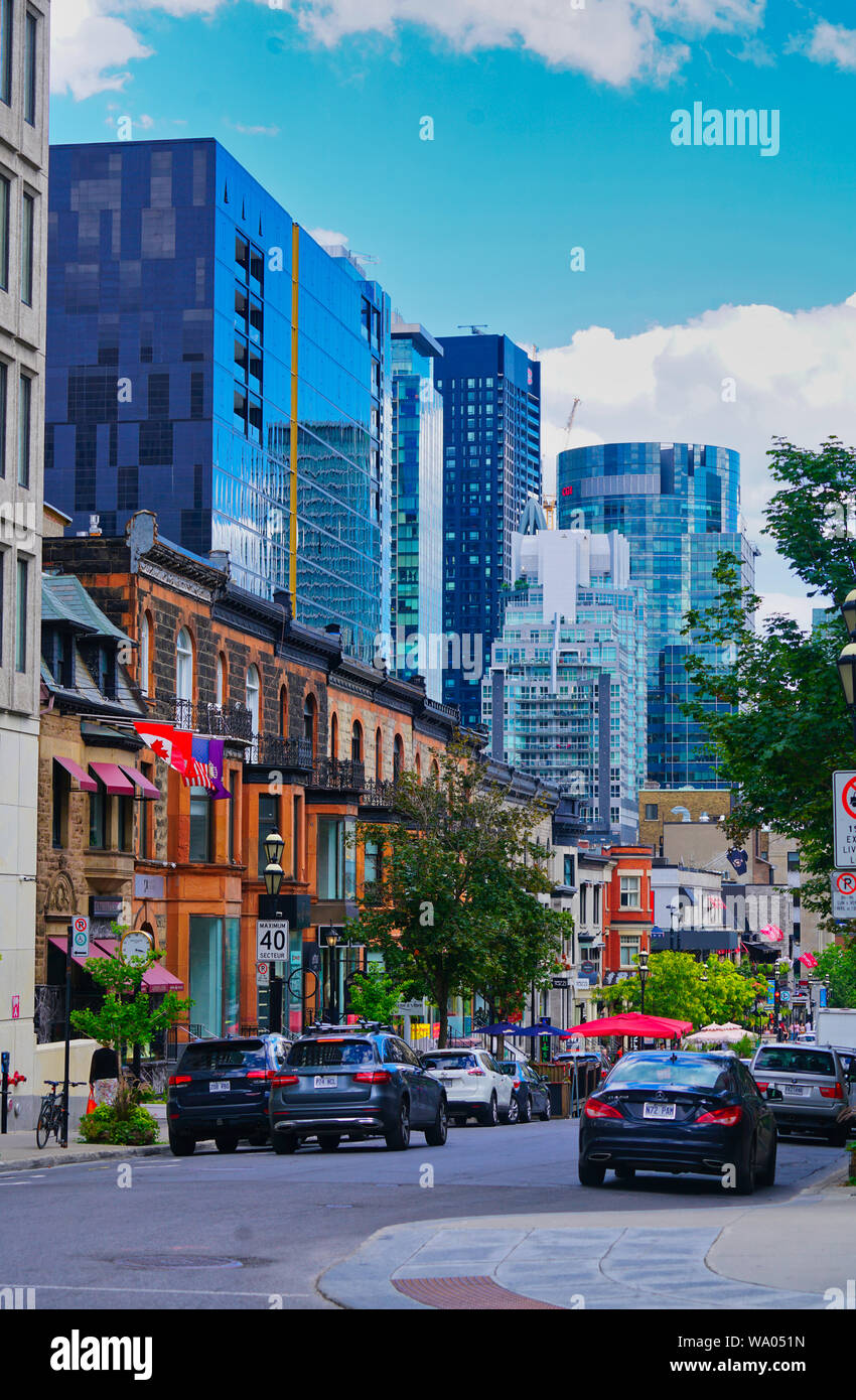 Crescent street in montreal hi-res stock photography and images - Alamy