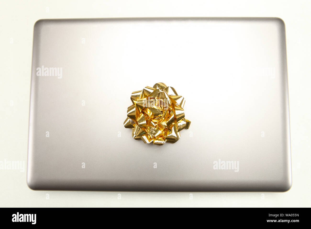 Laptop as a gift Stock Photo - Alamy