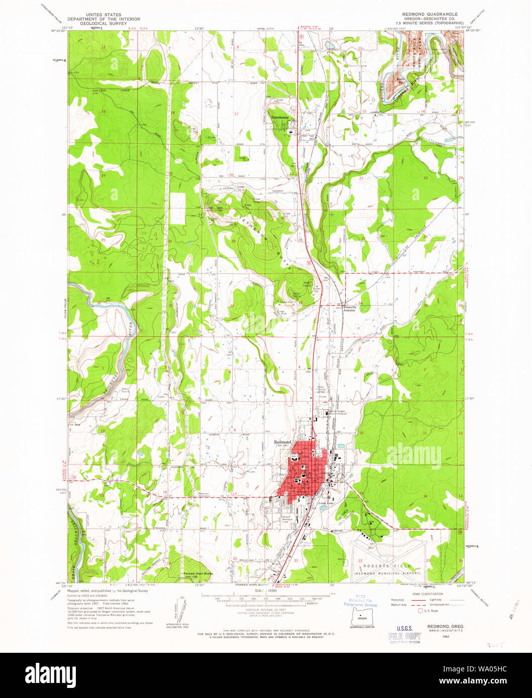 Redmond map hi-res stock photography and images - Alamy