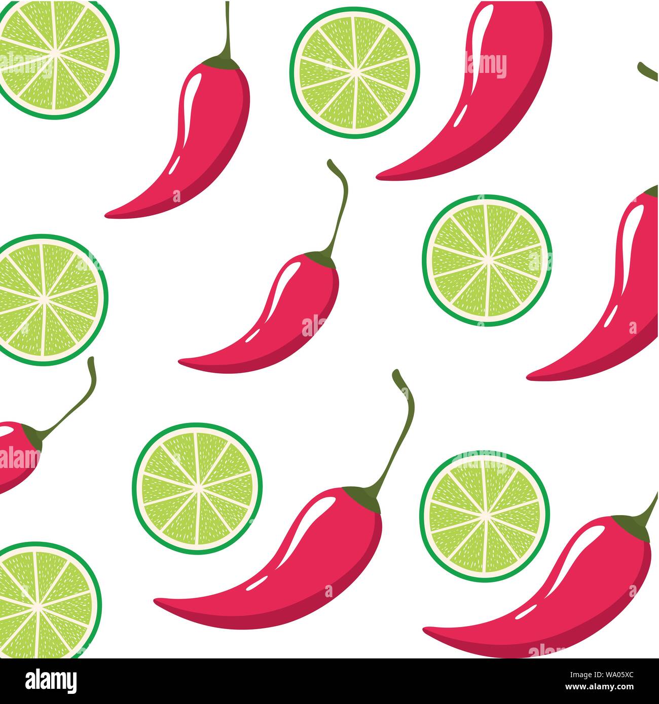 Chilli sour peppers Stock Vector Images - Alamy