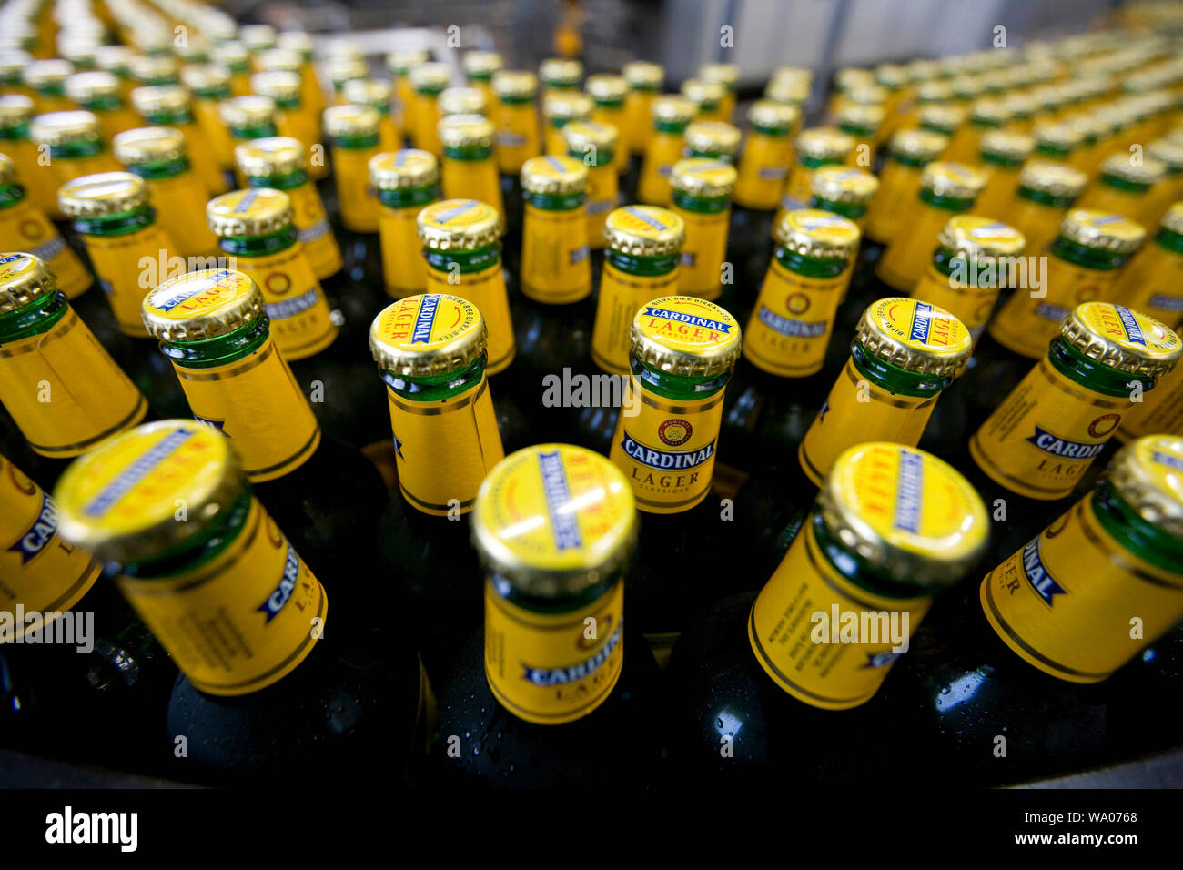 Bier Brauerei, Schweiz, Flaschen Lagerhalle, 30056428 *** Local Caption ...