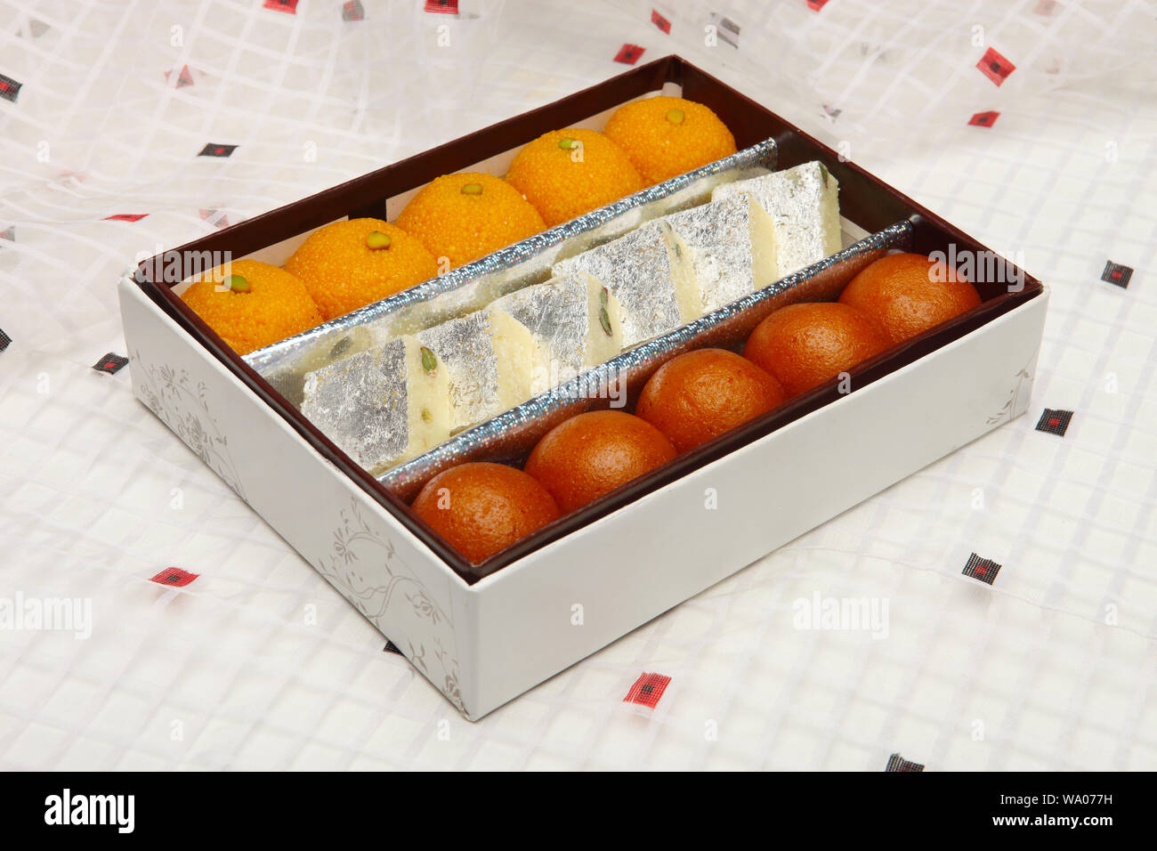 Indian sweets box hi-res stock photography and images - Alamy