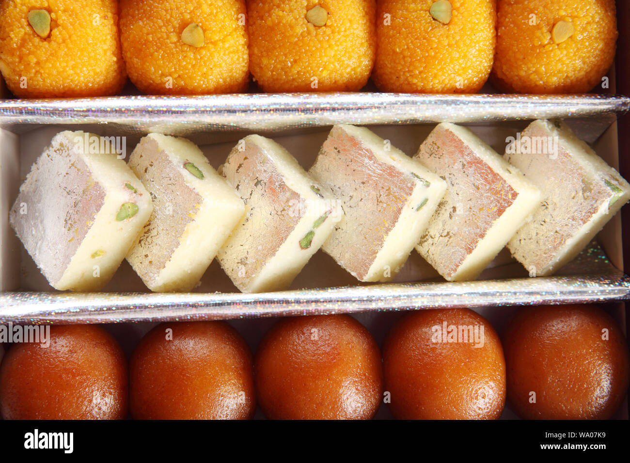 Indian sweets box hi-res stock photography and images - Alamy