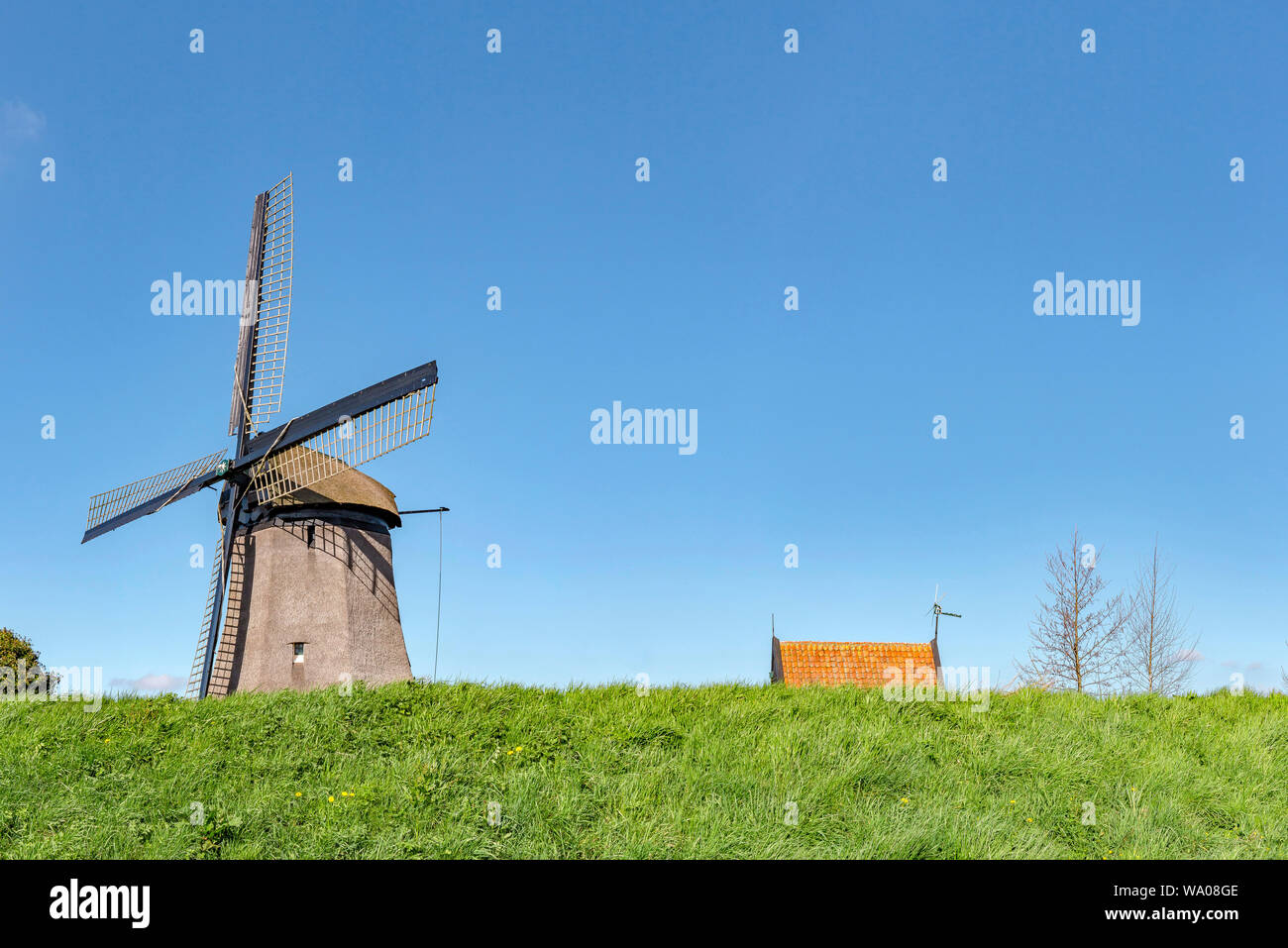 The windmill called Strijkmolen K, Rustenburg, Noord-Holland ...