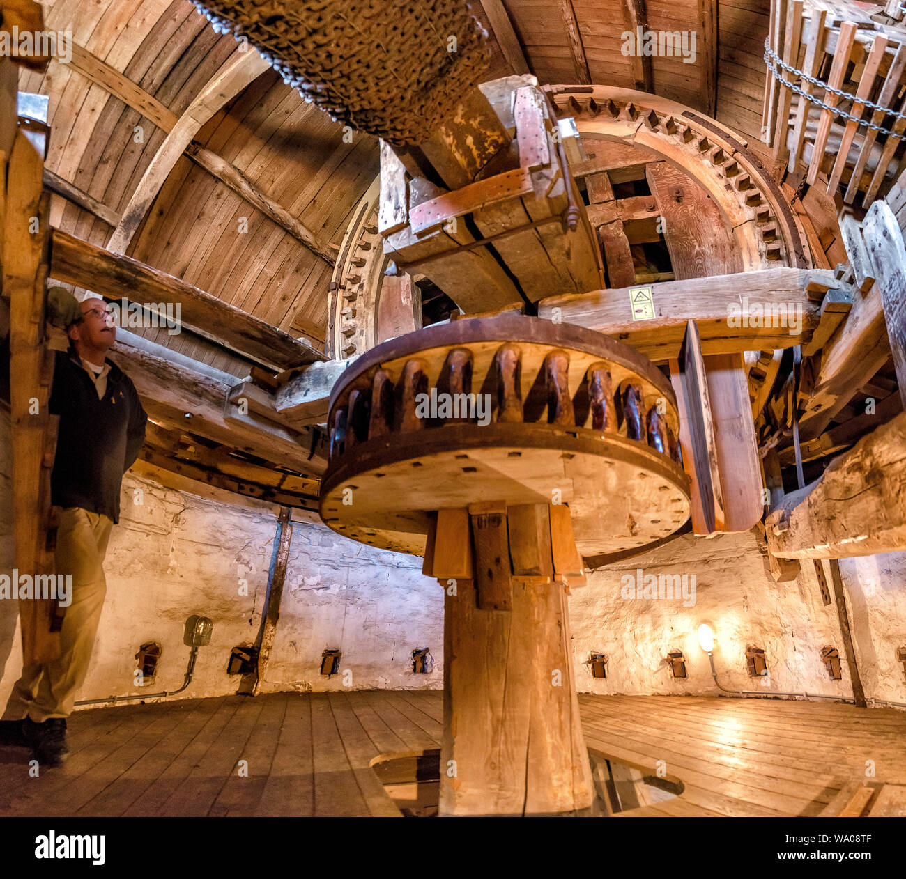 Windmill cogwheel hi-res stock photography and images - Alamy