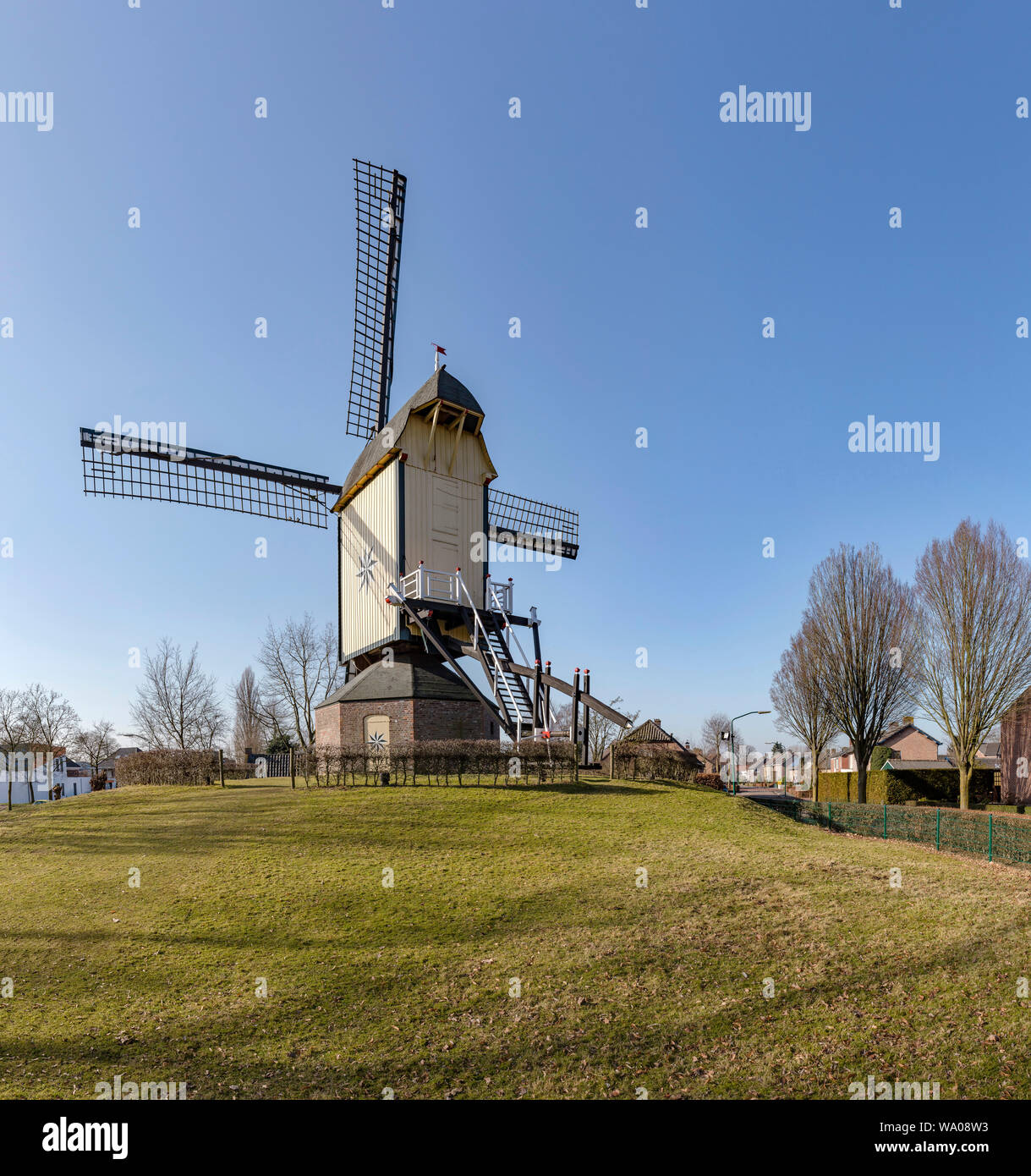 Post-mill called Windlust, Nistelrode, Noord-Brabant Netherlands ...
