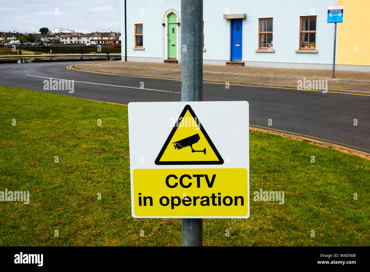 Warning security cameras in use sign hi-res stock photography and ...