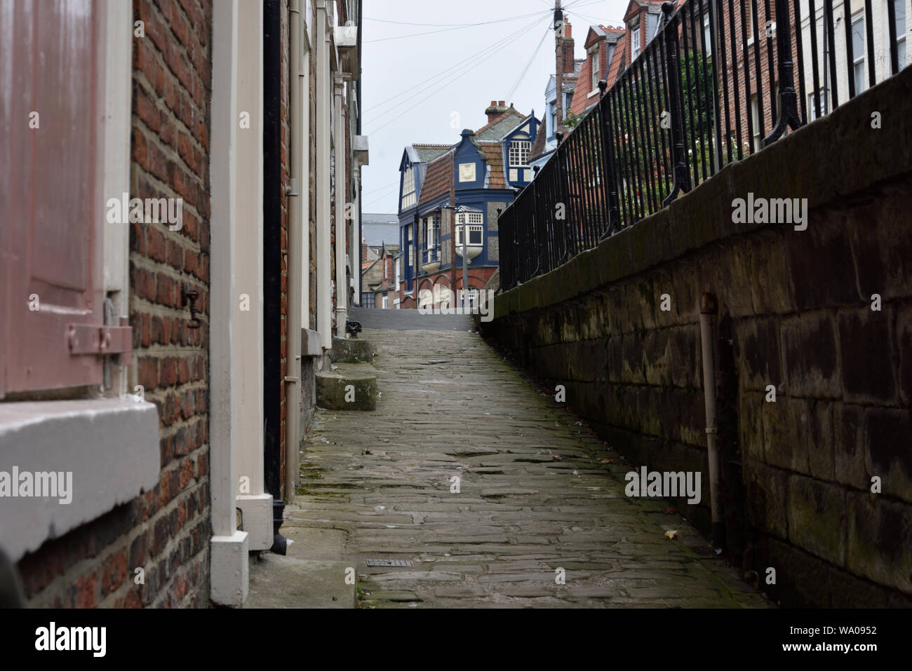 Whitby,Town Alleys and Passages Stock Photo - Alamy
