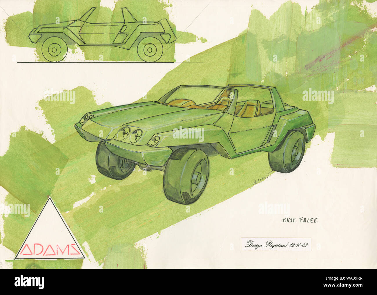 Car design sketch hi-res stock photography and images - Alamy