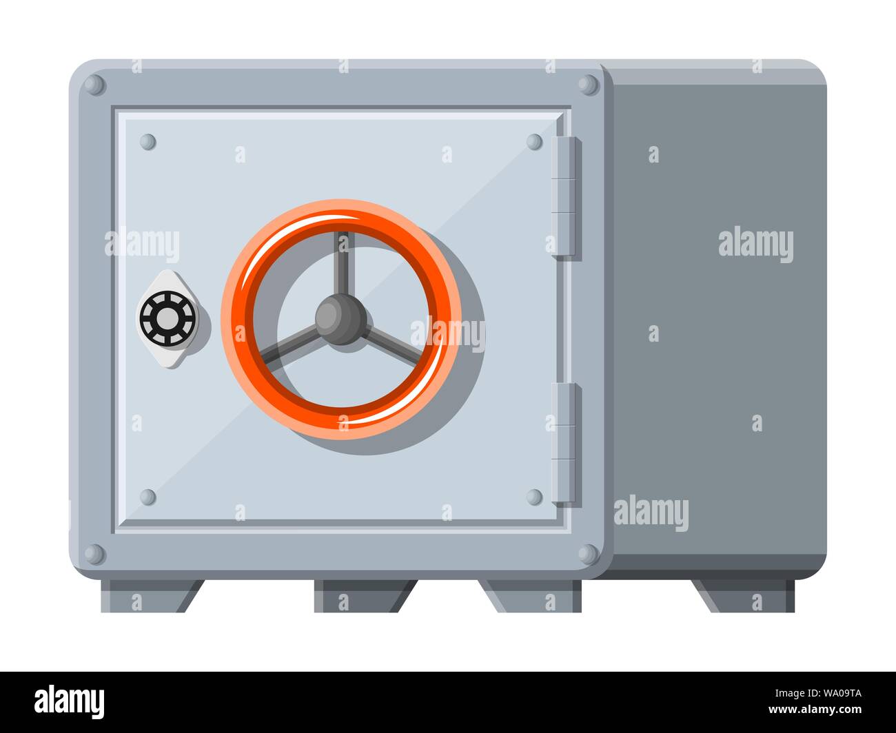 Lockable money box Stock Vector Images - Alamy
