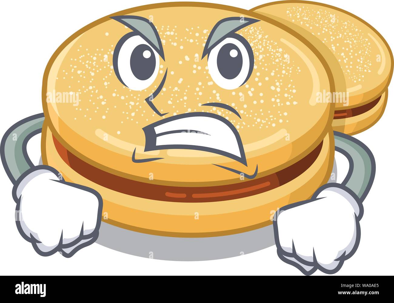Angry alfajores are baked in character ovens Stock Vector Image & Art ...