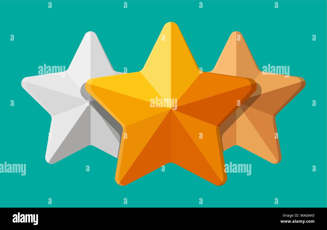 Golden star shape Stock Vector Images - Alamy