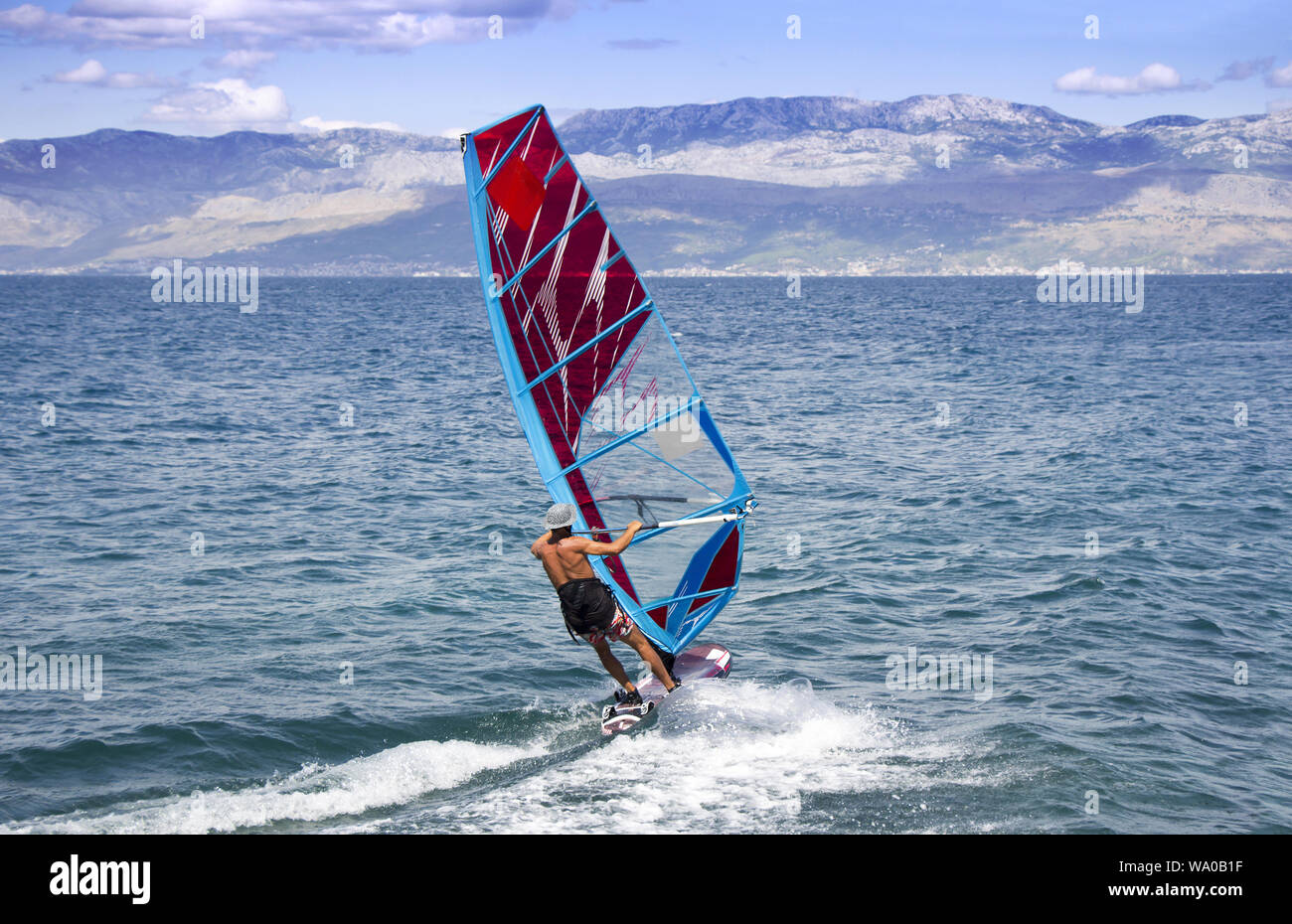 Windsurfer windsurfing hi-res stock photography and images - Alamy
