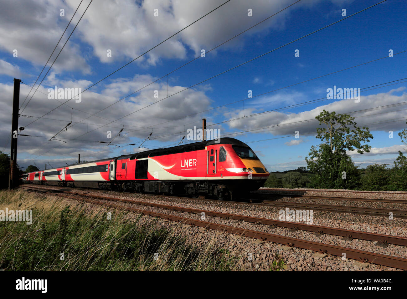 Diesel train uk railroad track lner hi-res stock photography and images ...