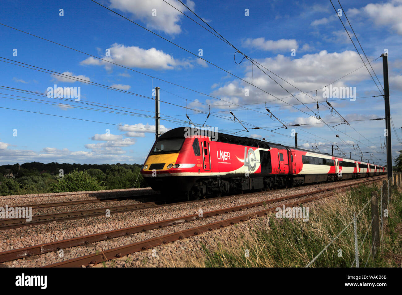 Diesel train uk railroad track lner hi-res stock photography and images ...