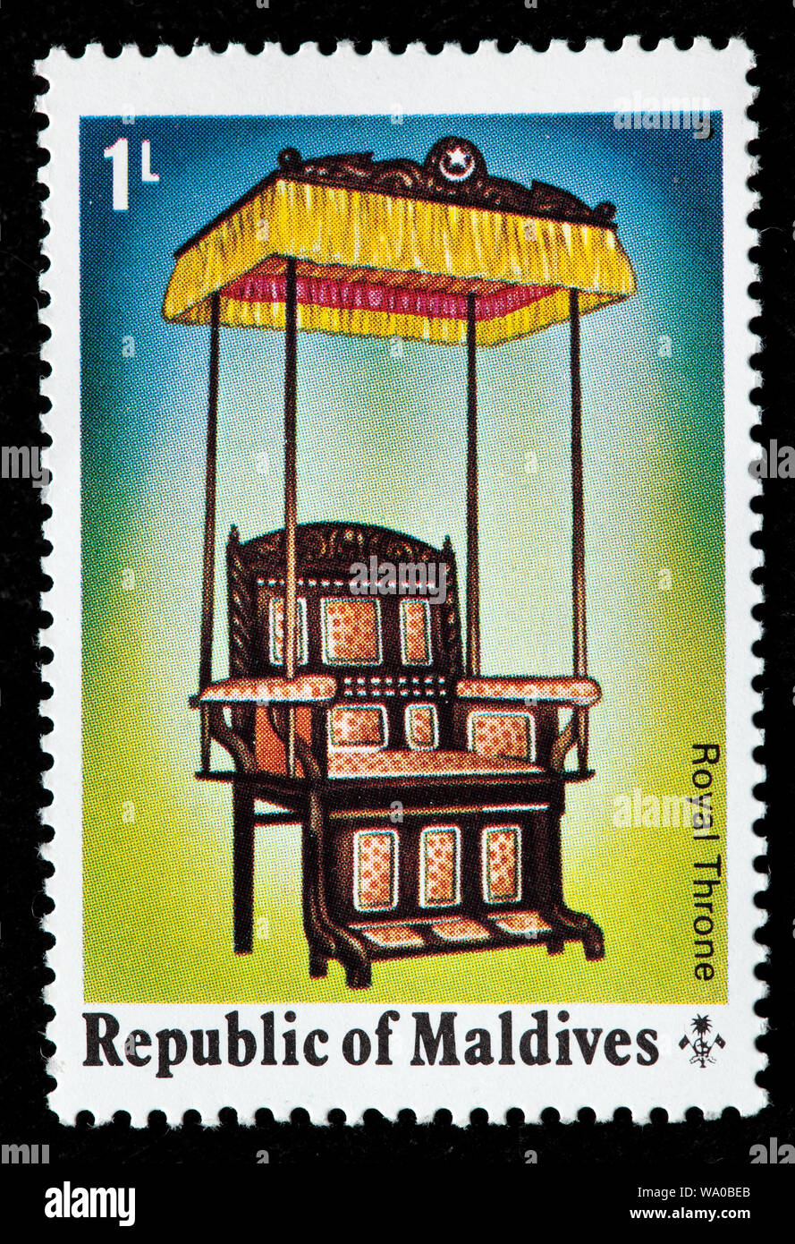 Maldives postage stamp hi-res stock photography and images - Alamy