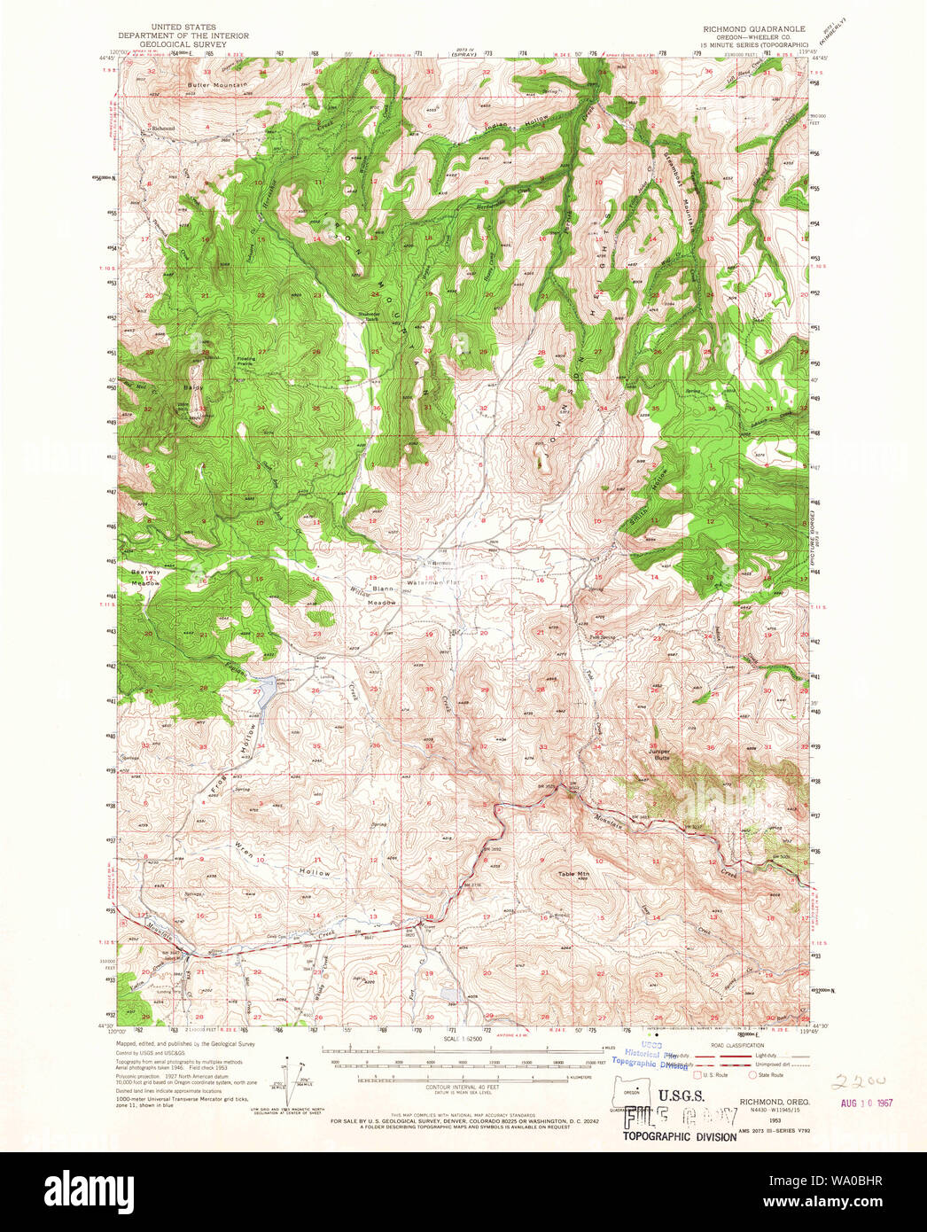Map Of Richmond High Resolution Stock Photography and Images - Alamy
