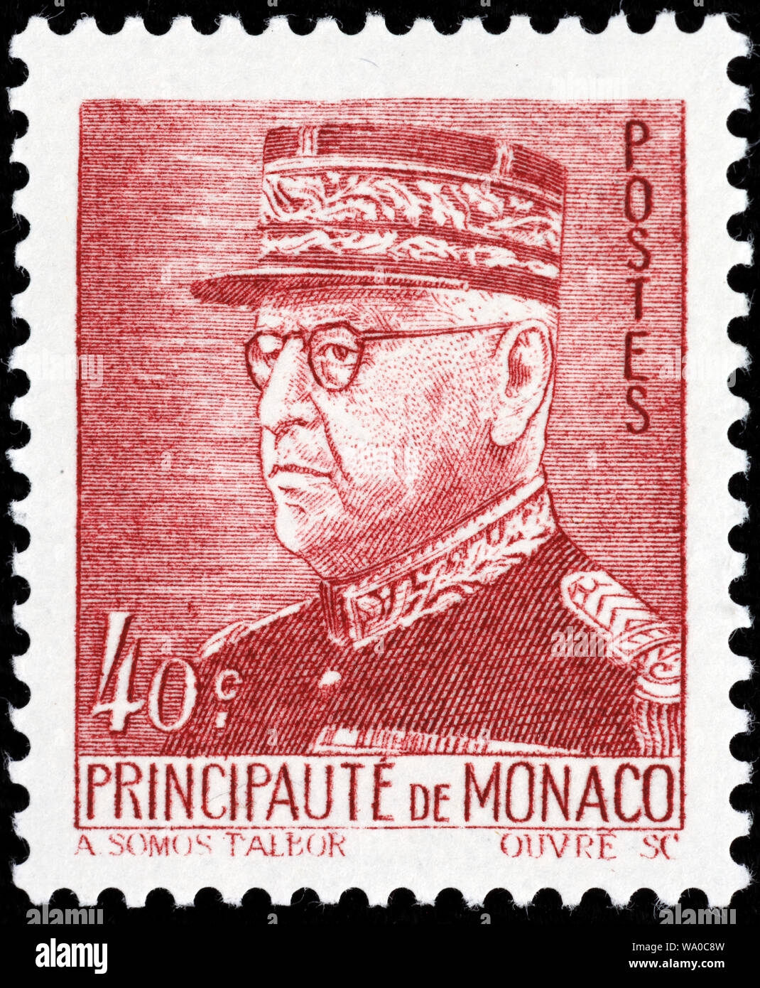 Postage stamp monaco hi-res stock photography and images - Alamy