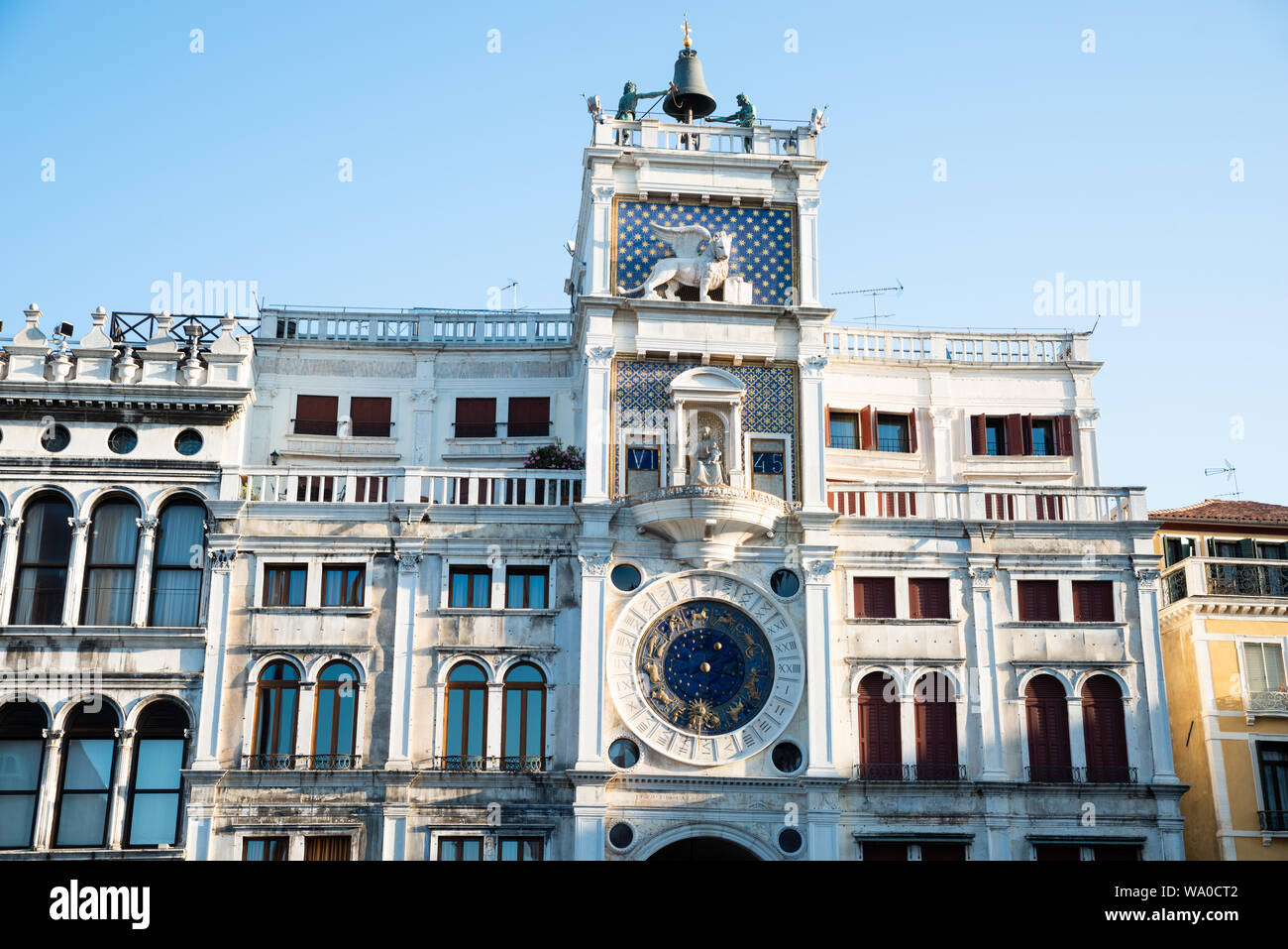 Square clock tower famous venice hi-res stock photography and images ...