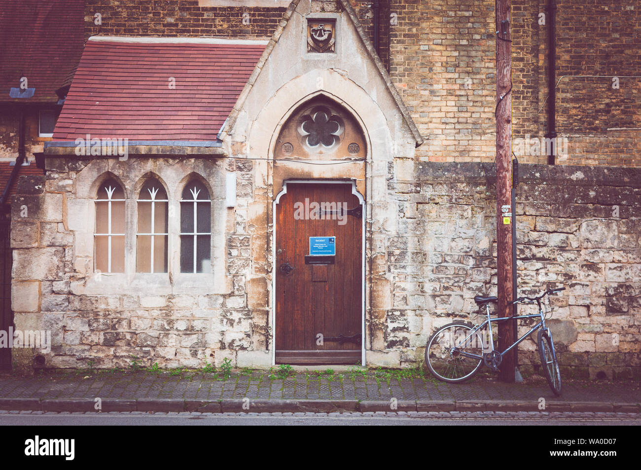 The side entrance to the Old Rectory on Paradise Square Oxford Stock ...