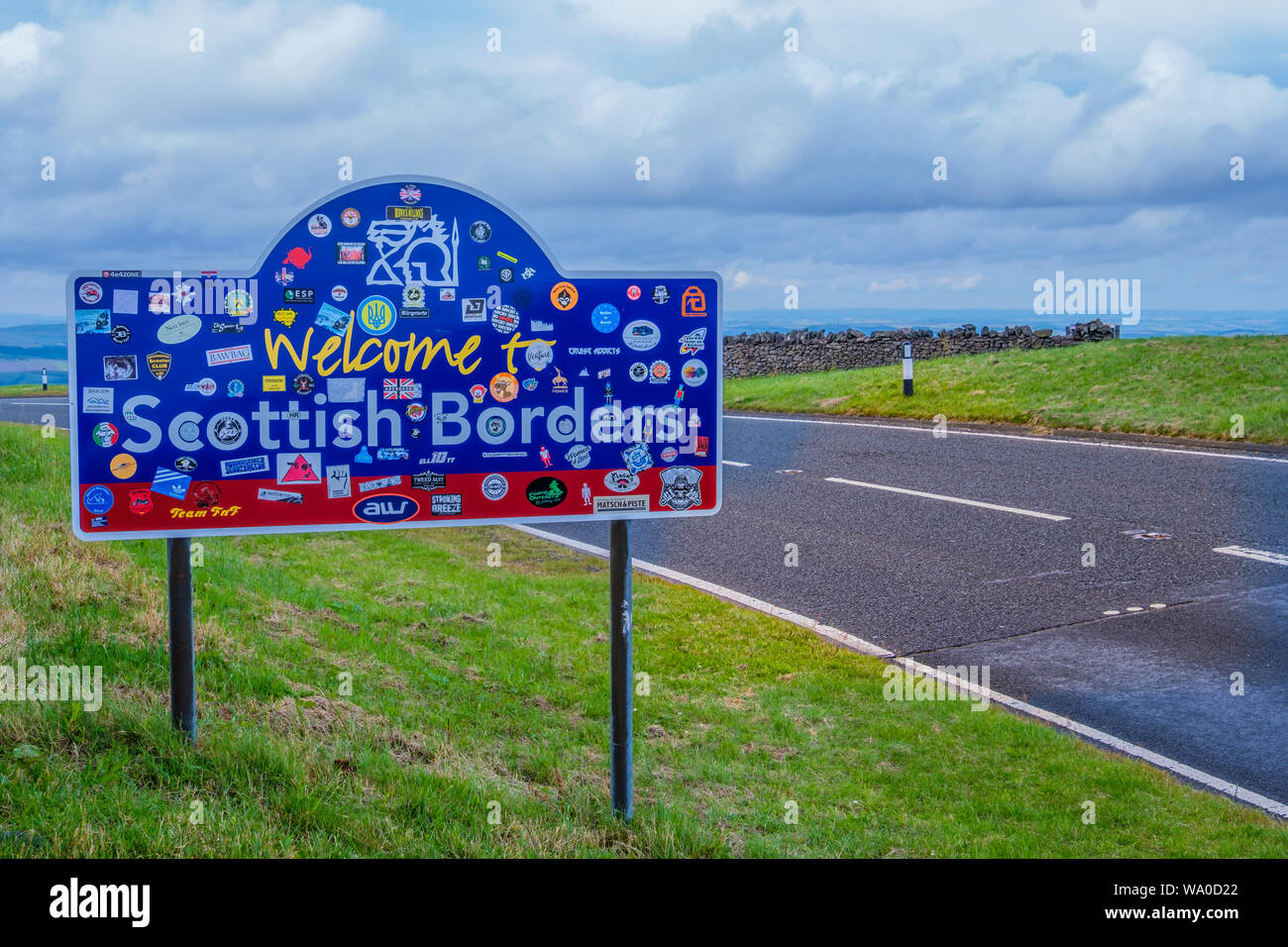 Scottish border hi-res stock photography and images - Alamy