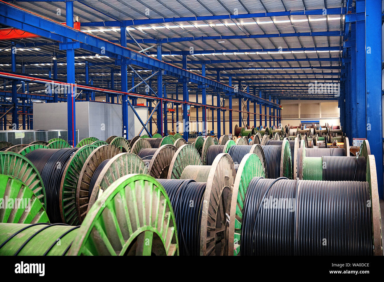 Chongqing factory cable workshop Stock Photo - Alamy