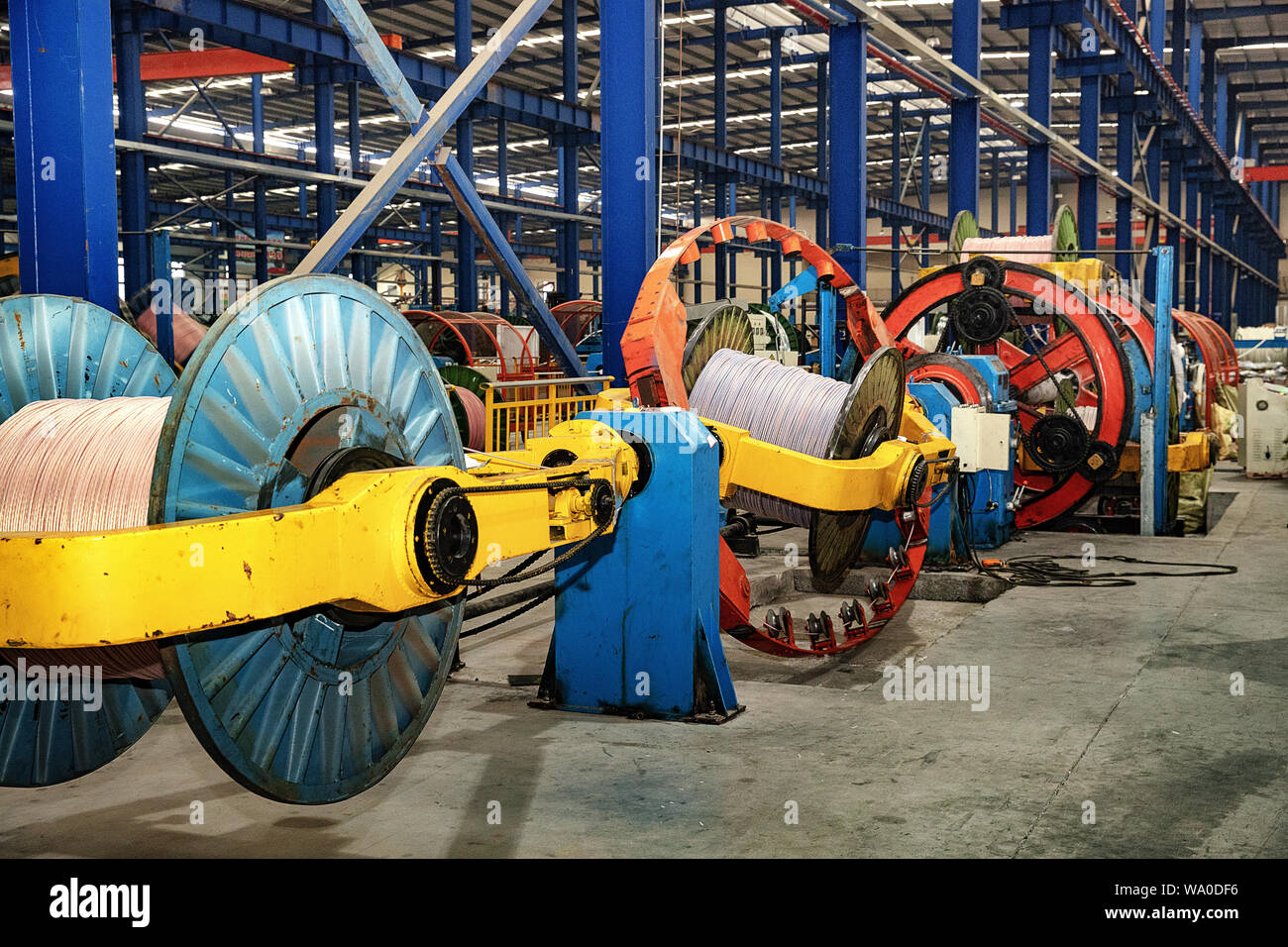 Chongqing factory cable workshop Stock Photo - Alamy