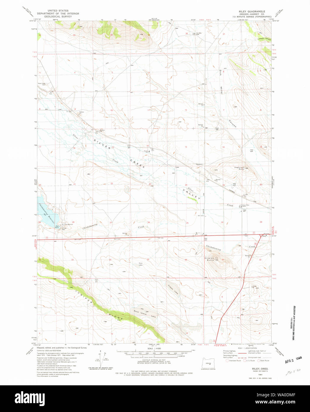 Map of riley hi-res stock photography and images - Alamy