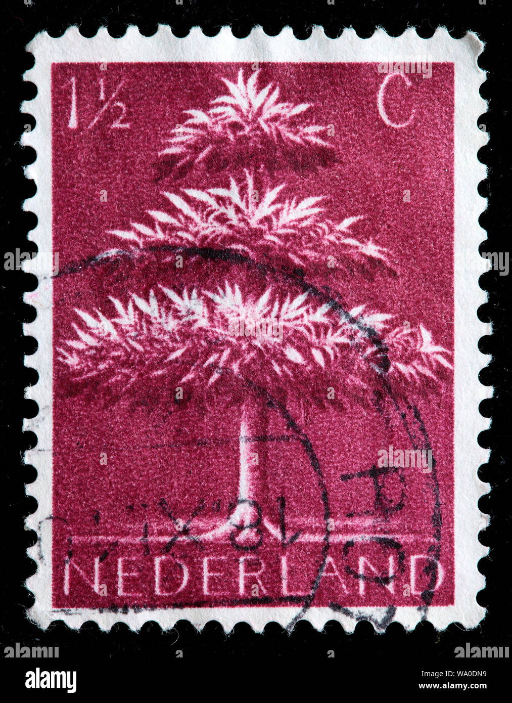 Vintage dutch postage stamp hi-res stock photography and images - Alamy