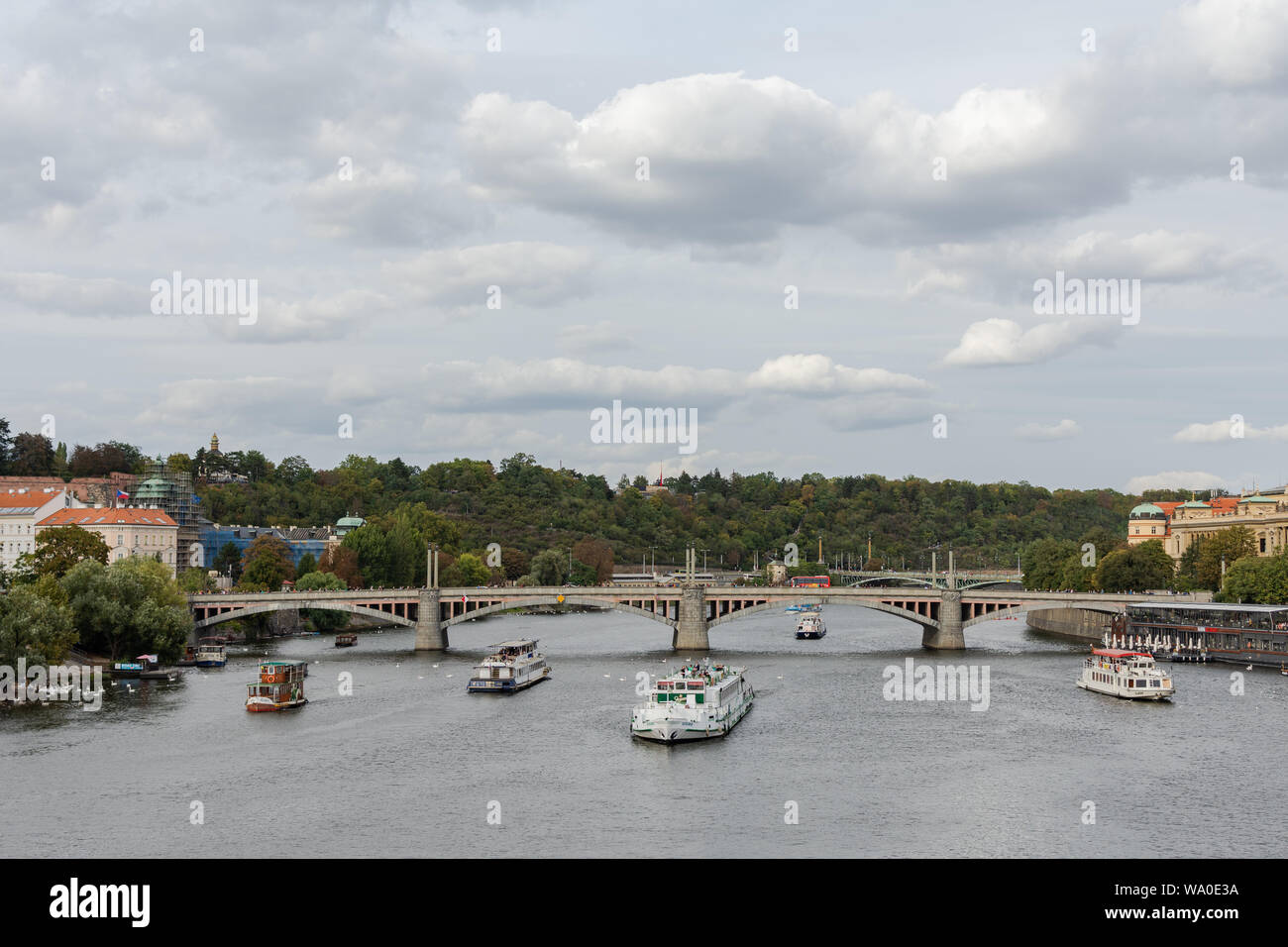 Prague, Czech Republic - September 22, 2018: Panorama of the Lesser ...