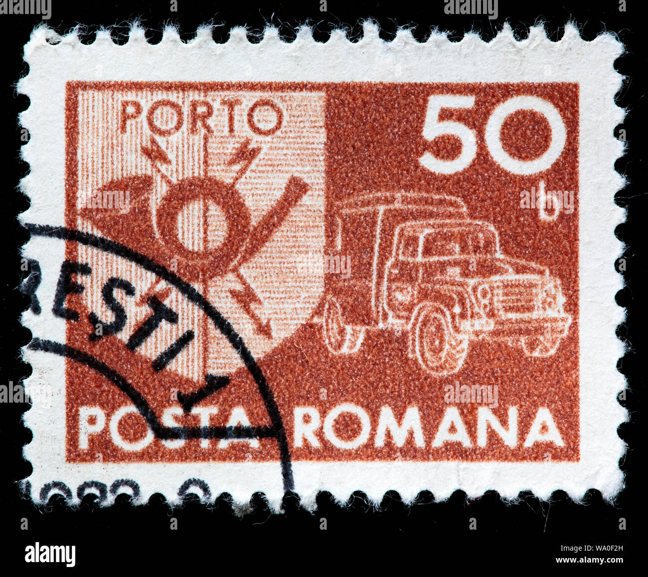 Postage stamp romania hi-res stock photography and images - Alamy