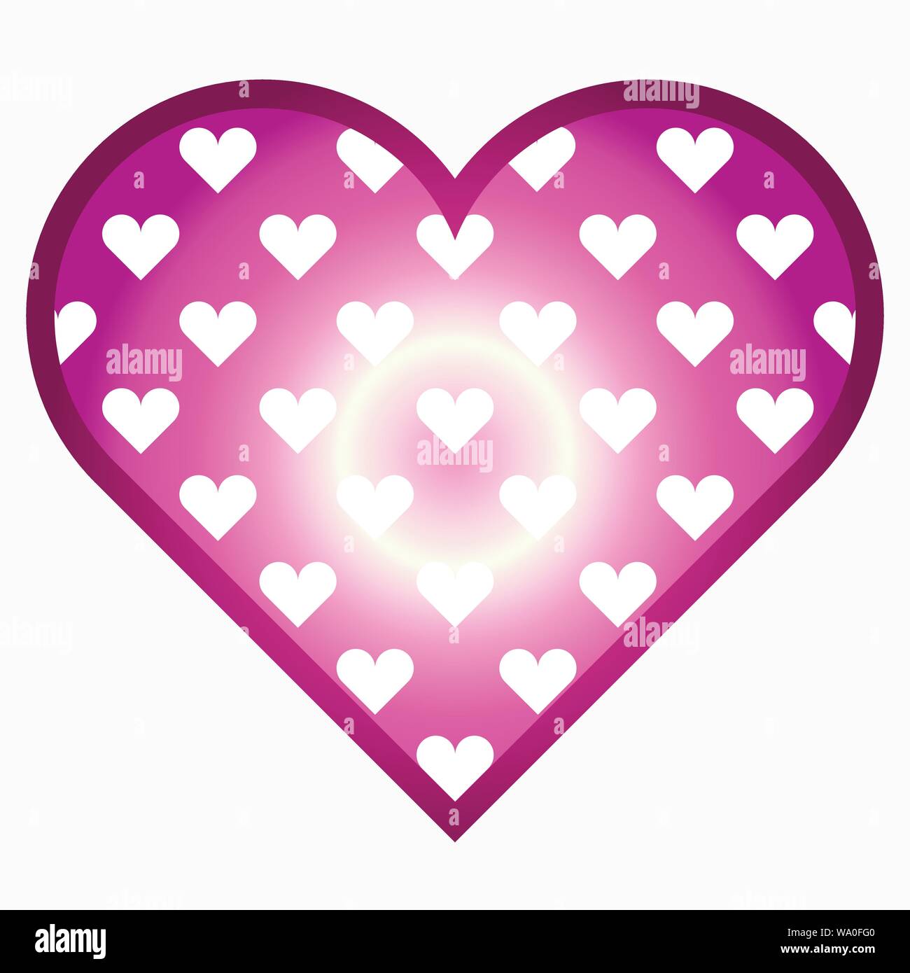 Vector illustration of a heart of love Stock Vector Image & Art - Alamy