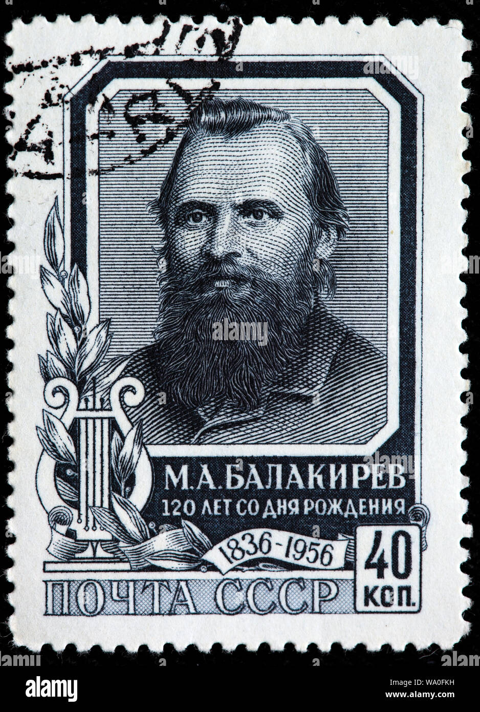 Mily Balakirev (1838-1910), Russian composer, pianist, and conductor ...