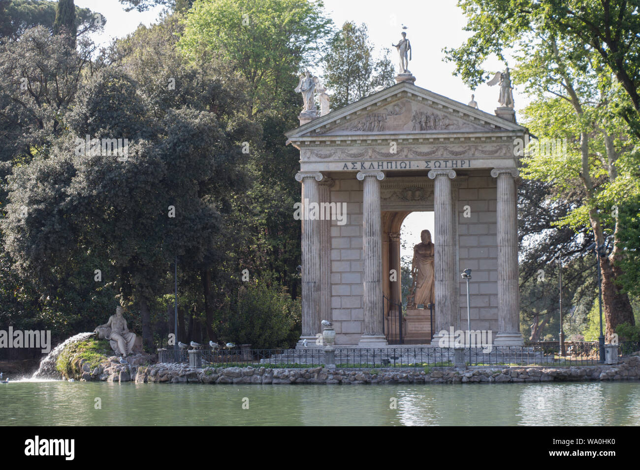 Villa borghese boat hi-res stock photography and images - Alamy