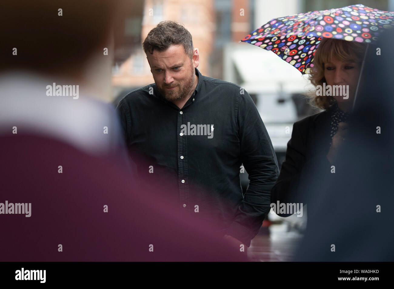 Steve Ford, father of Chloe and Jake Ford, arrives at the Old Bailey in ...