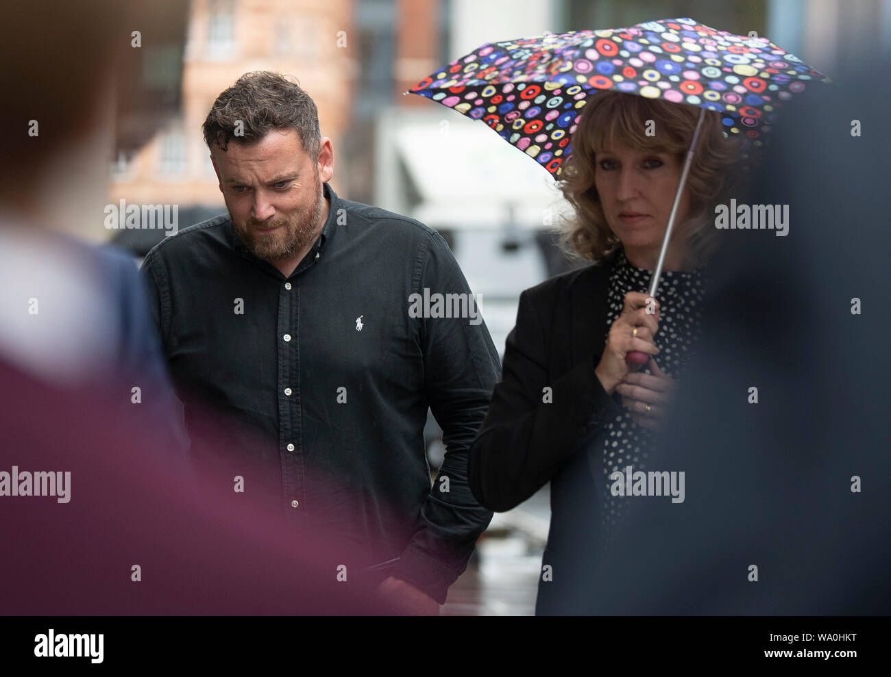Steve Ford, father of Chloe and Jake Ford, arrives at the Old Bailey in ...