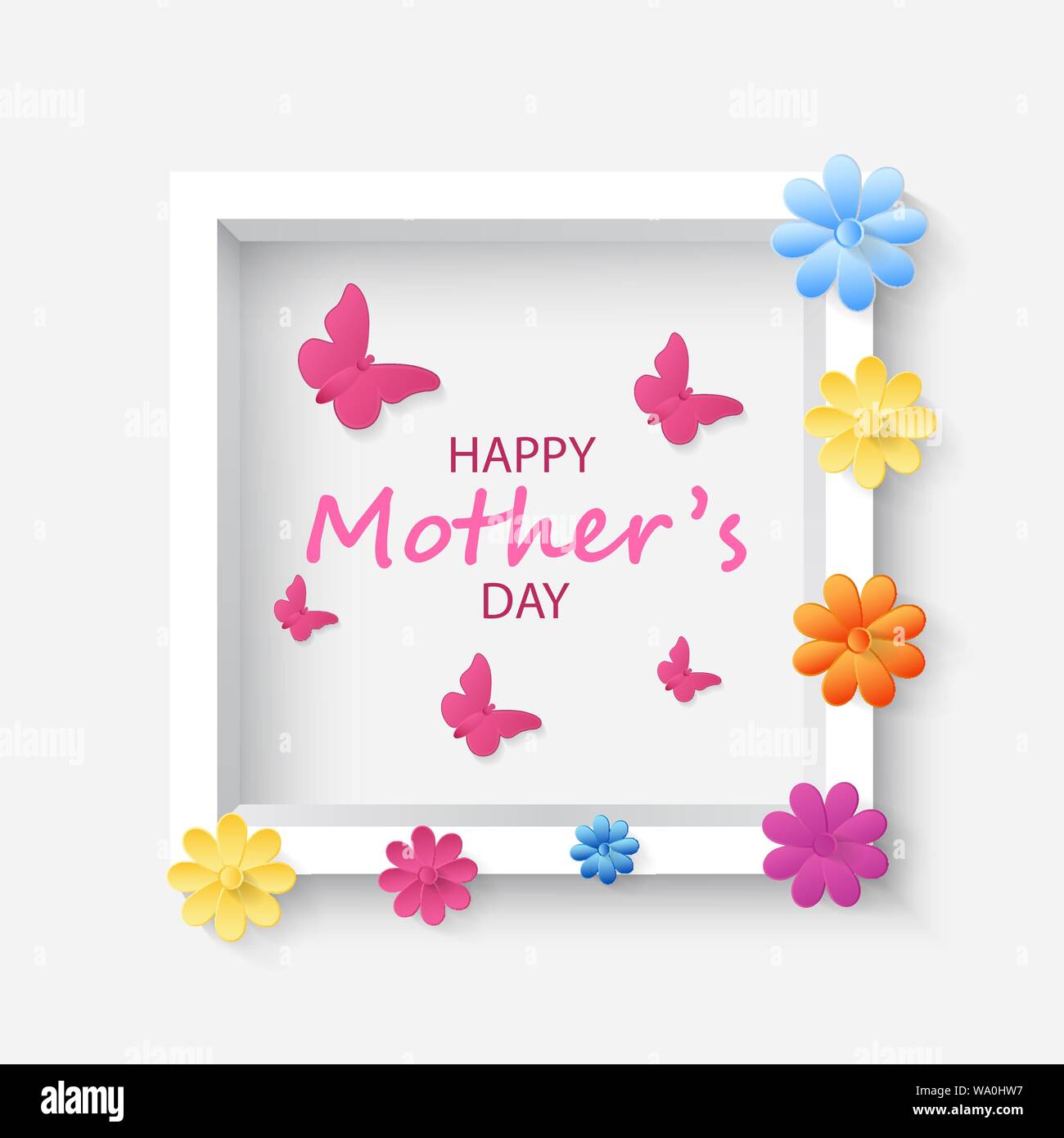 Decorative card frame Stock Vector Images - Alamy