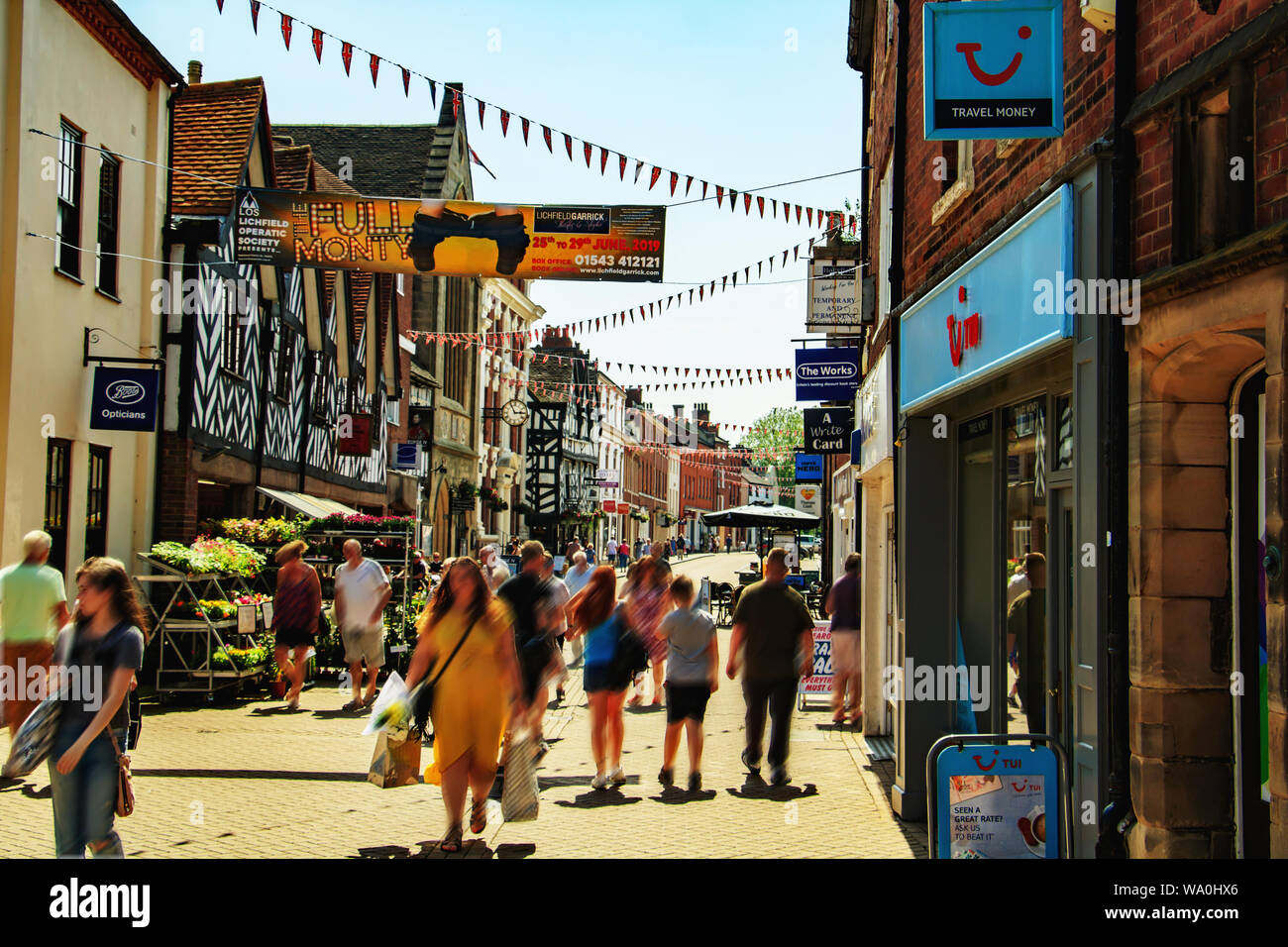 Lichfield high street hi-res stock photography and images - Alamy