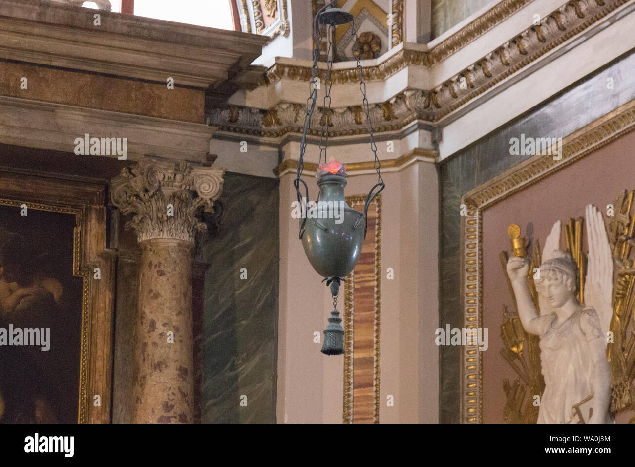 Roman metal lantern hi-res stock photography and images - Alamy