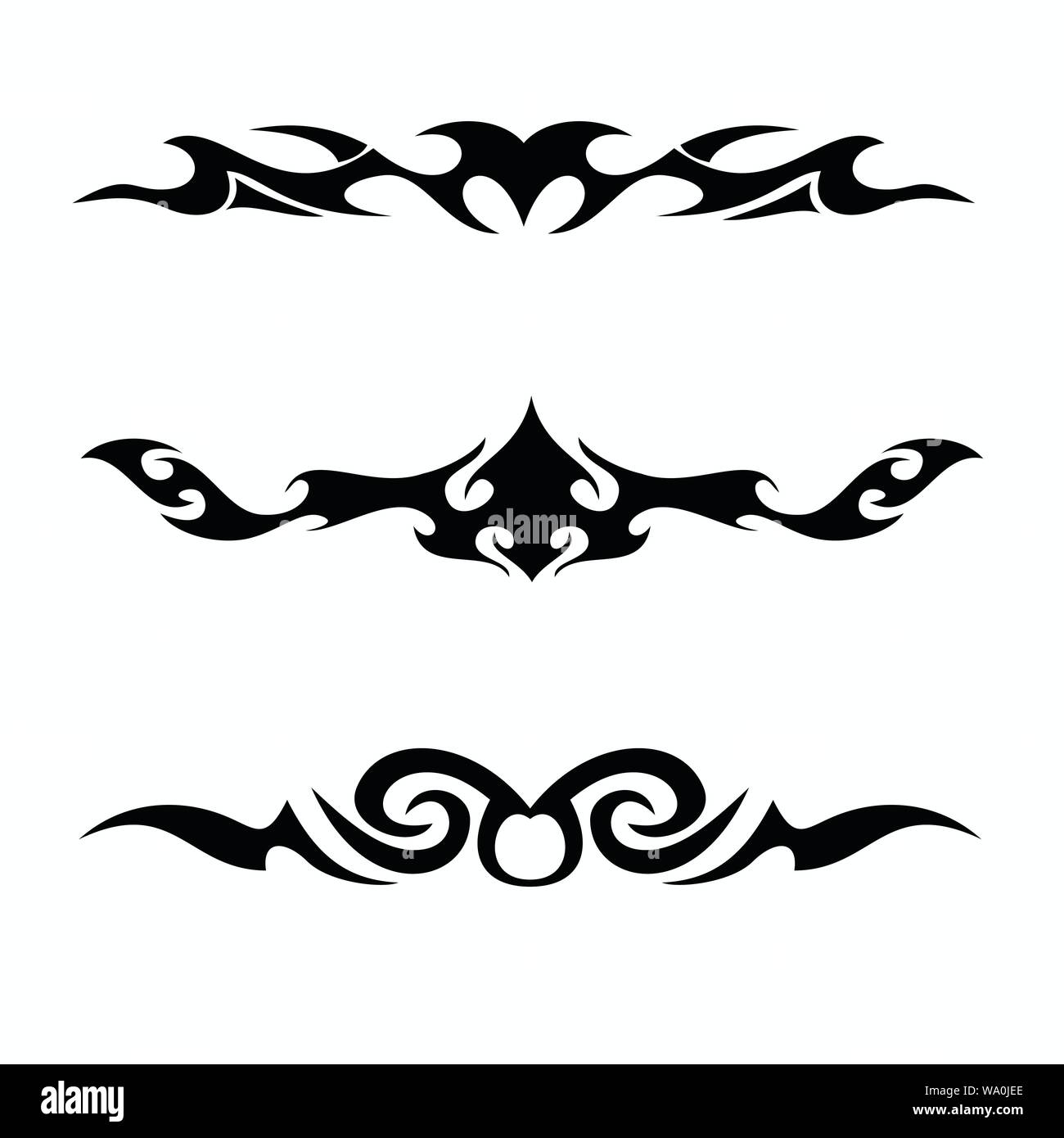 tribal tattoo vector design Stock Vector Image & Art - Alamy