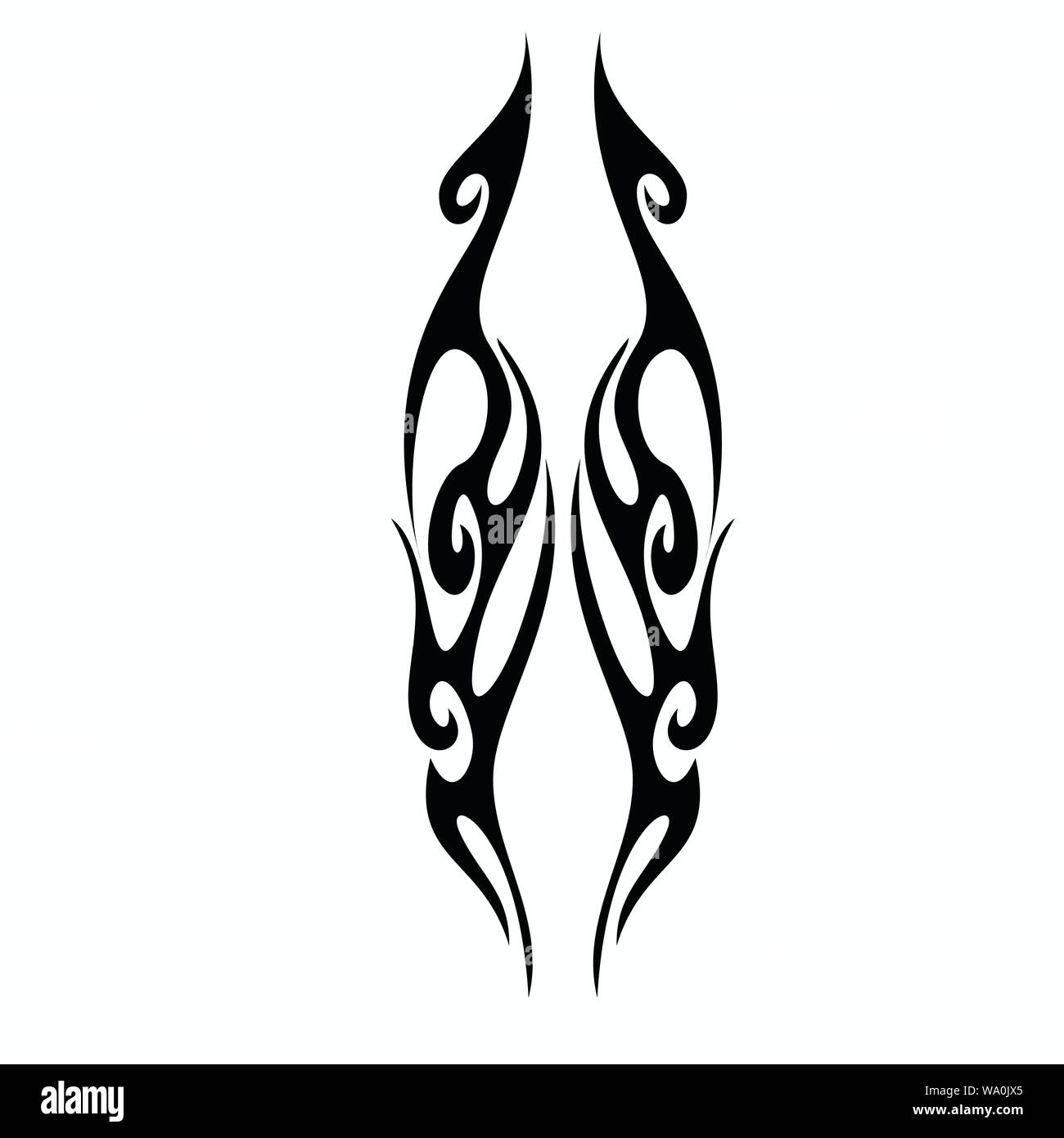 tribal tattoo vector design Stock Vector Image & Art - Alamy
