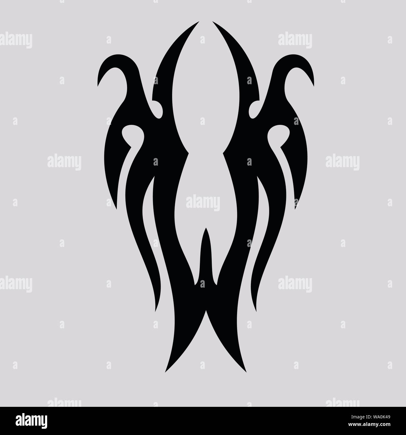 tribal tattoo vector design Stock Vector Image & Art - Alamy