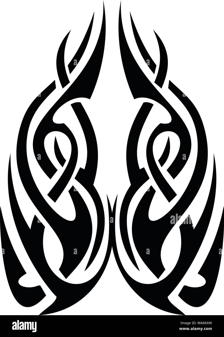 tribal tattoo vector design Stock Vector Image & Art - Alamy