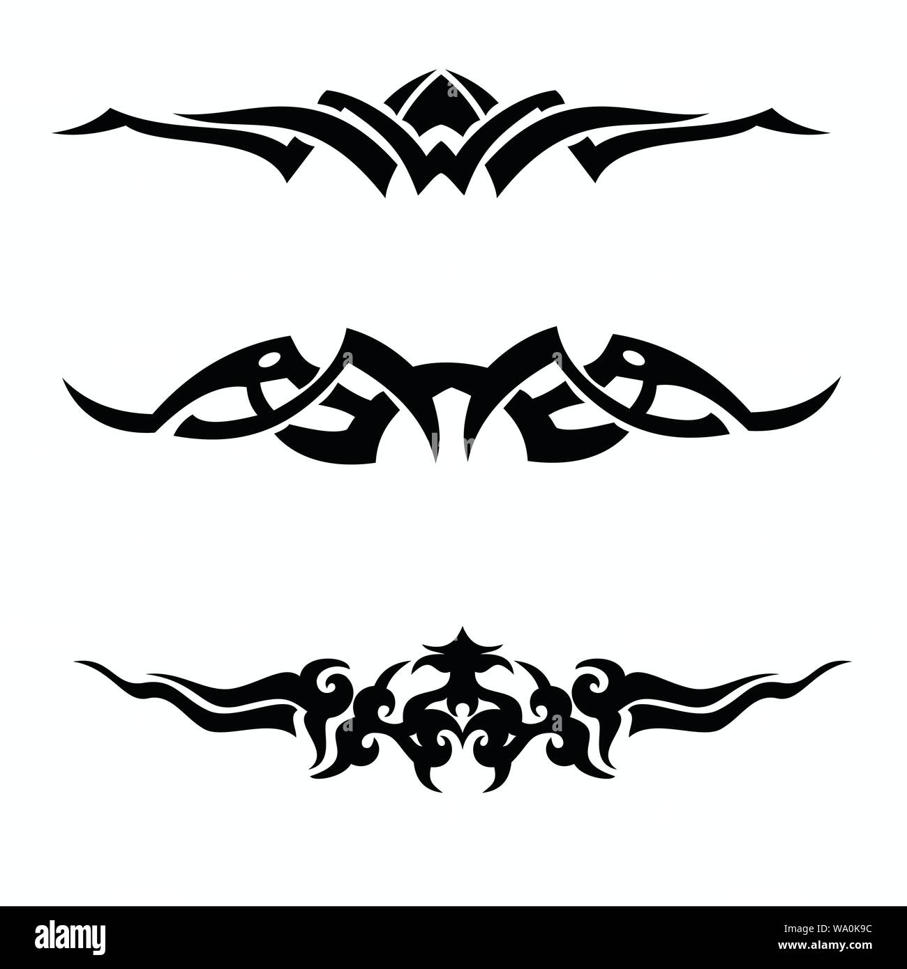 tribal tattoo vector design Stock Vector Image & Art - Alamy