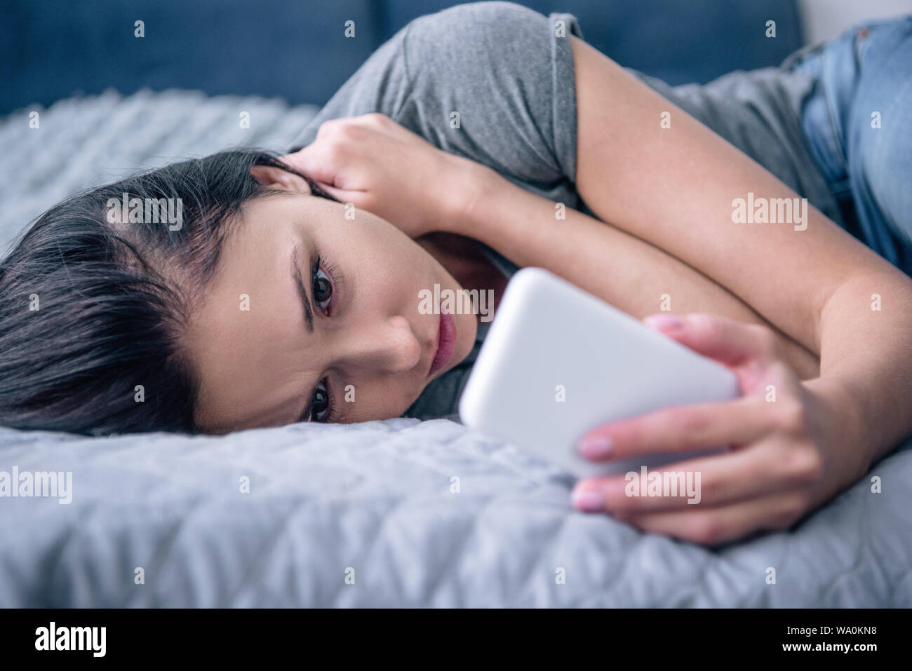 Lonely sad woman on hi-res stock photography and images - Alamy
