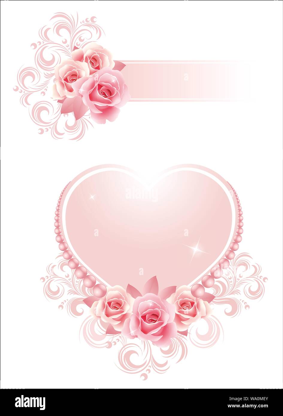 Vector illustration of a heart of love Stock Vector Image & Art - Alamy