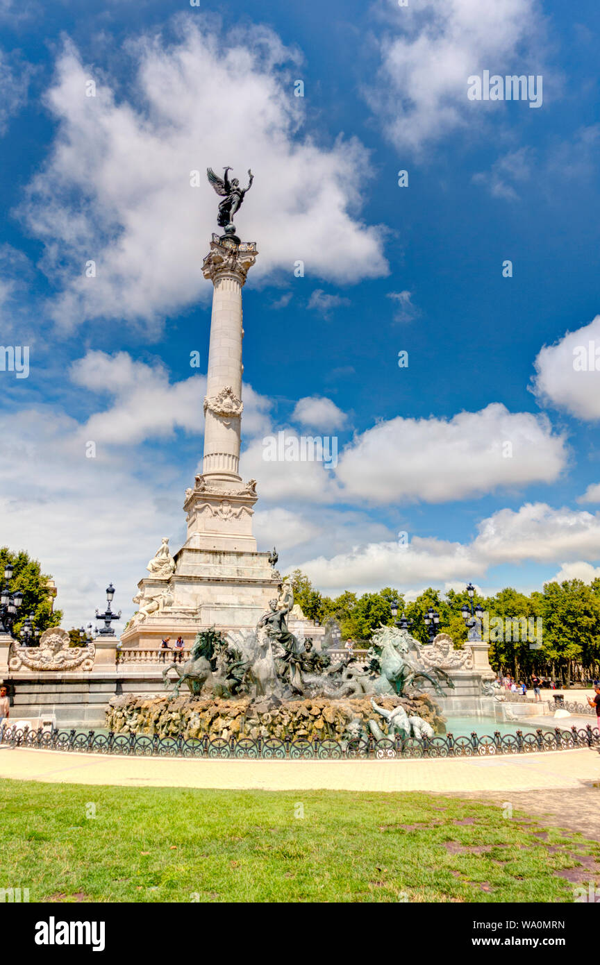 Esplanade des quinconces park hi-res stock photography and images - Alamy