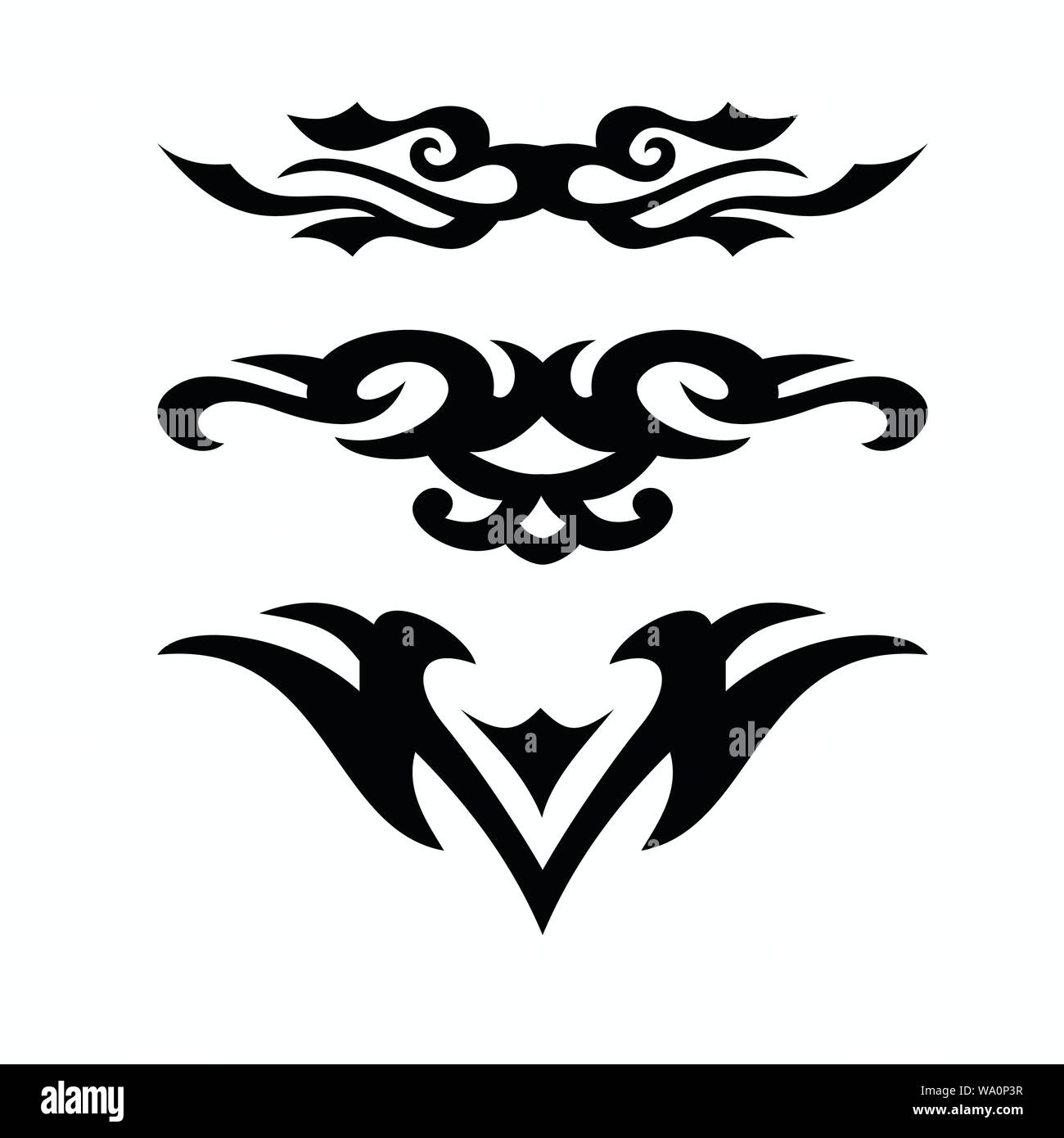 tribal tattoo vector design Stock Vector Image & Art - Alamy