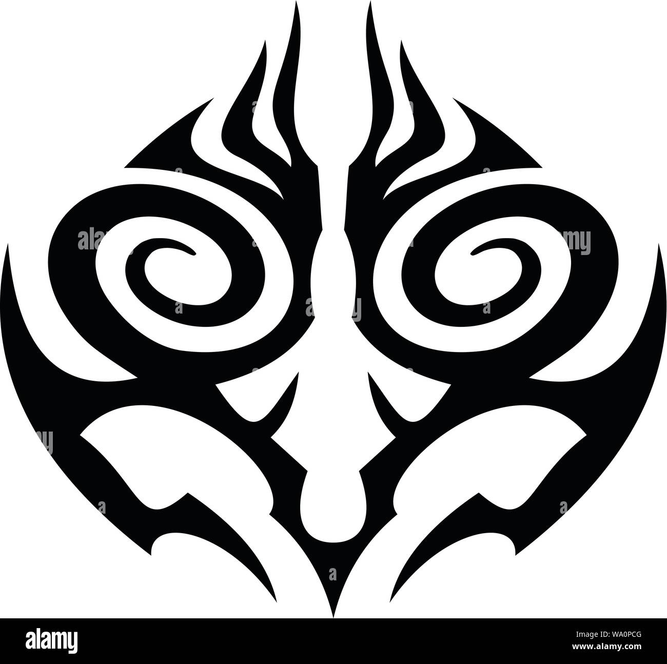 tribal tattoo vector design Stock Vector Image & Art - Alamy